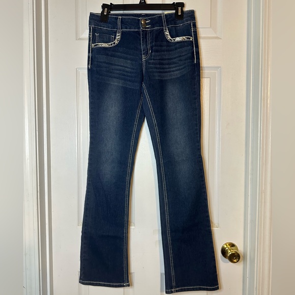 Faded Glory | Bottoms | New Girls Sz 6 Bootcut Jeans With Sparkle ...